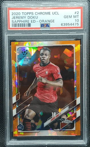 2020-21 Topps Chrome Sapphire Edition UCL Soccer Cards: Guide